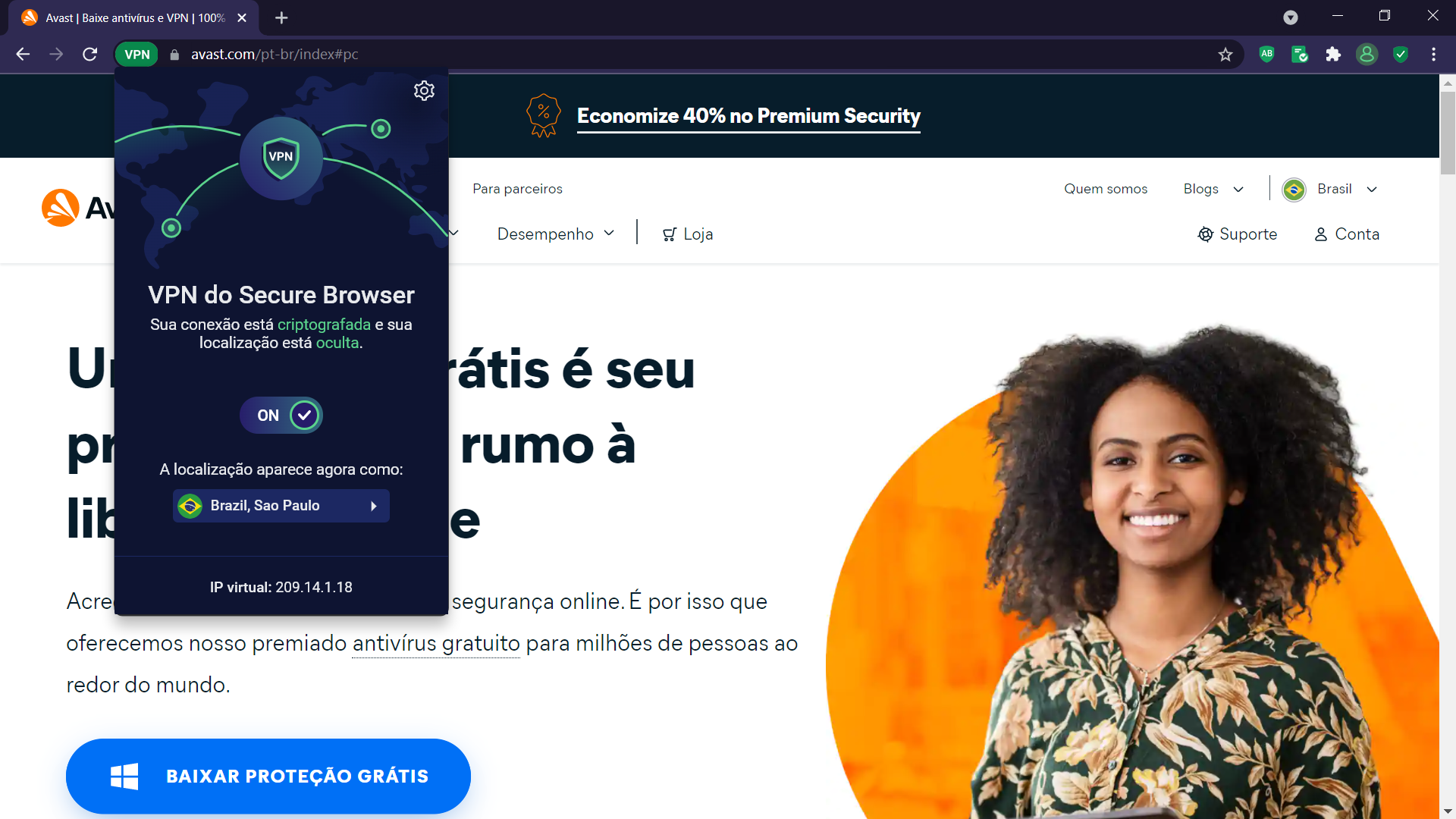 Lançamos o Avast Secure Browser PRO: um navegador premium com VPN embutida