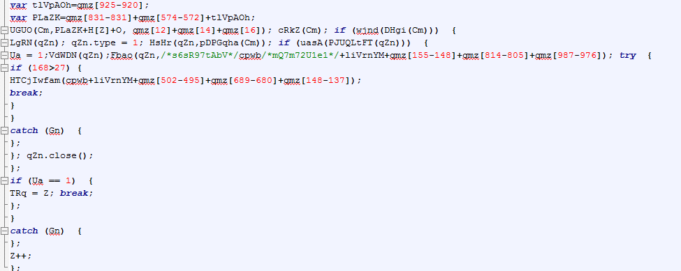 Locky’s JavaScript downloader