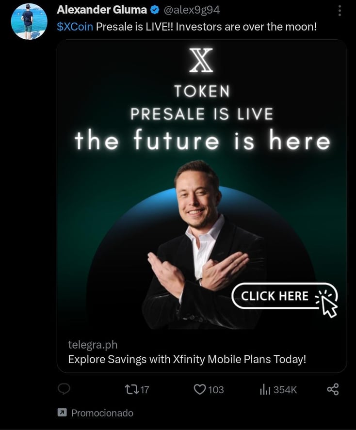 That new X cryptocurrency? It's a scam.