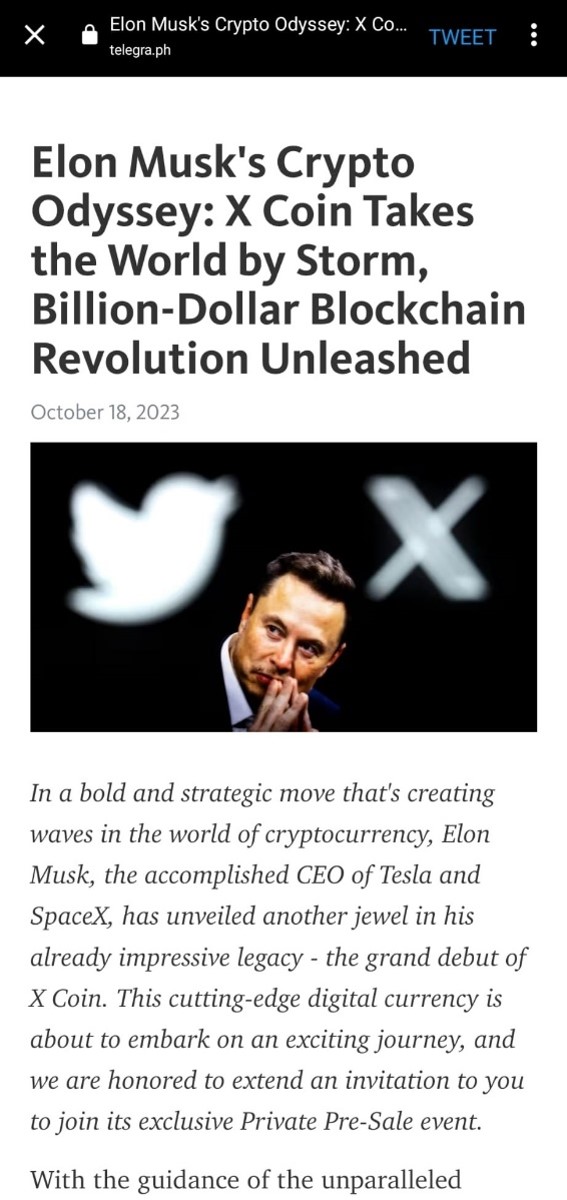 That new X cryptocurrency? It's a scam.