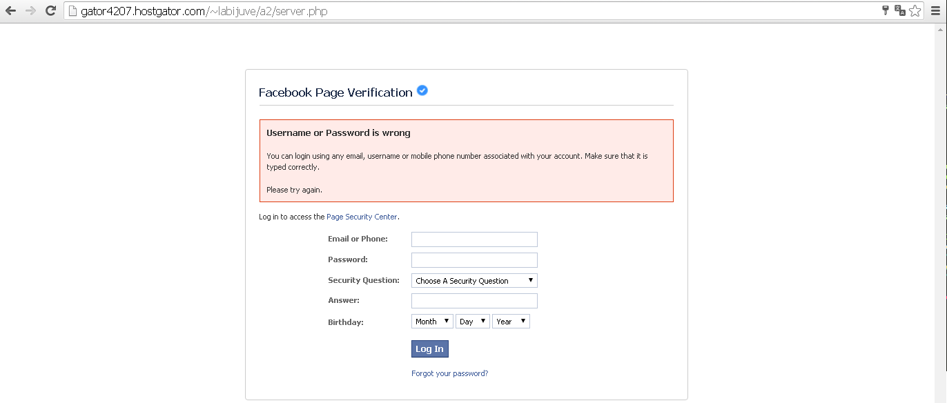 New fresh phishing campaign hits Facebook